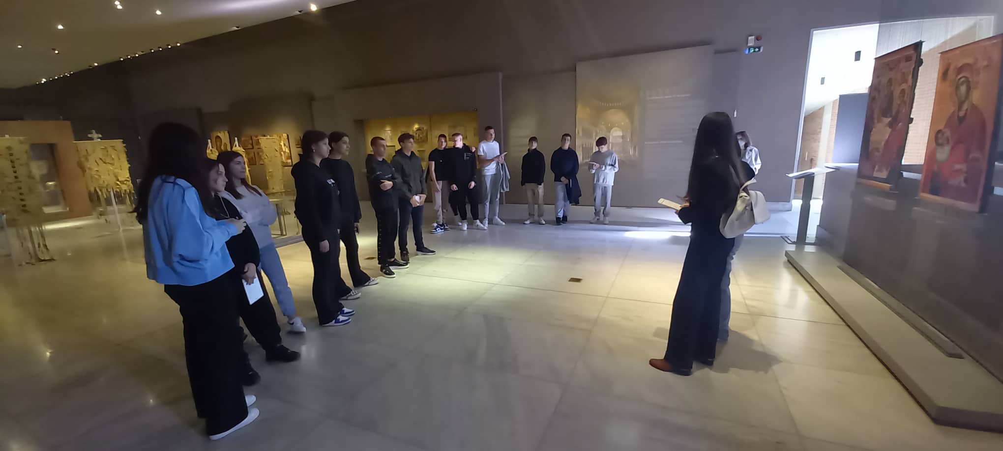 ΕΠΙΣΚΕΨΗ ΤΟΥ ΕΛΛΗΝΙΚΟΥ ΚΟΛΛΕΓΙΟΥ ΘΕΣΣΑΛΟΝΙΚΗΣ ΣΤΟ ΜΟΥΣΕΙΟ ΒΥΖΑΝΤΙΝΟΥ ...